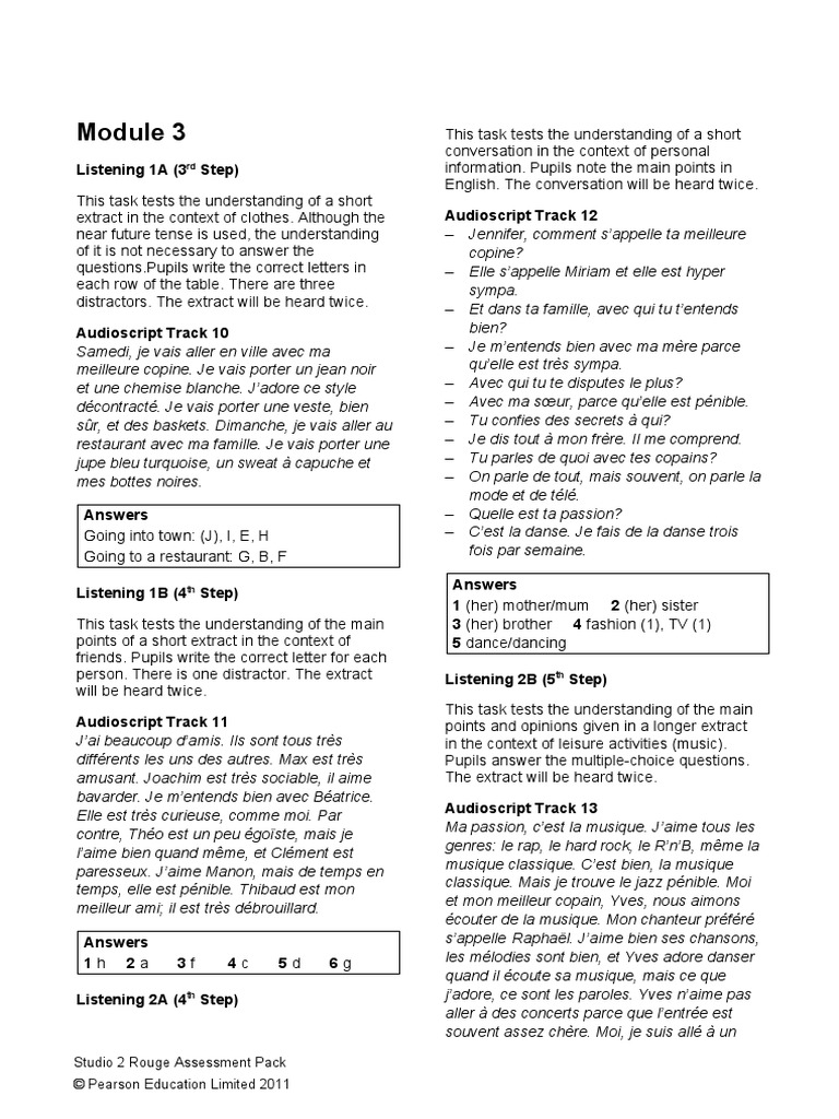 Module 3 Assessment Answers | PDF | Divertissement | Arts du spectacle