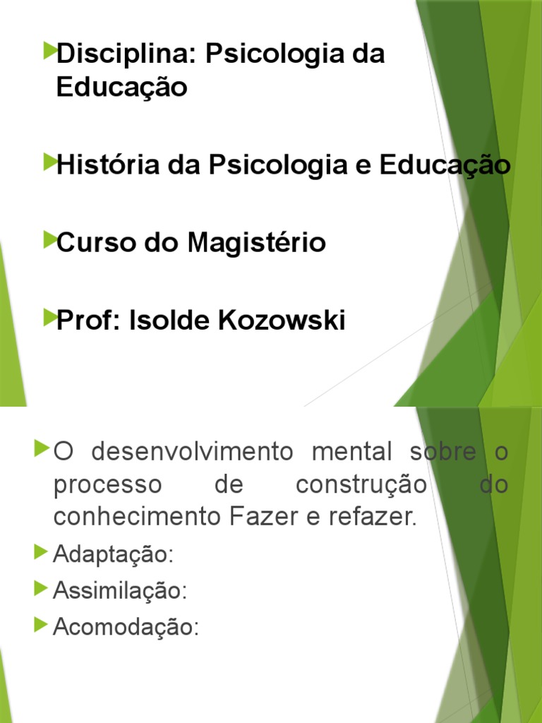 Assimilacao e Adpatacao | Download grátis PDF | Aprendizado | Conhecimento