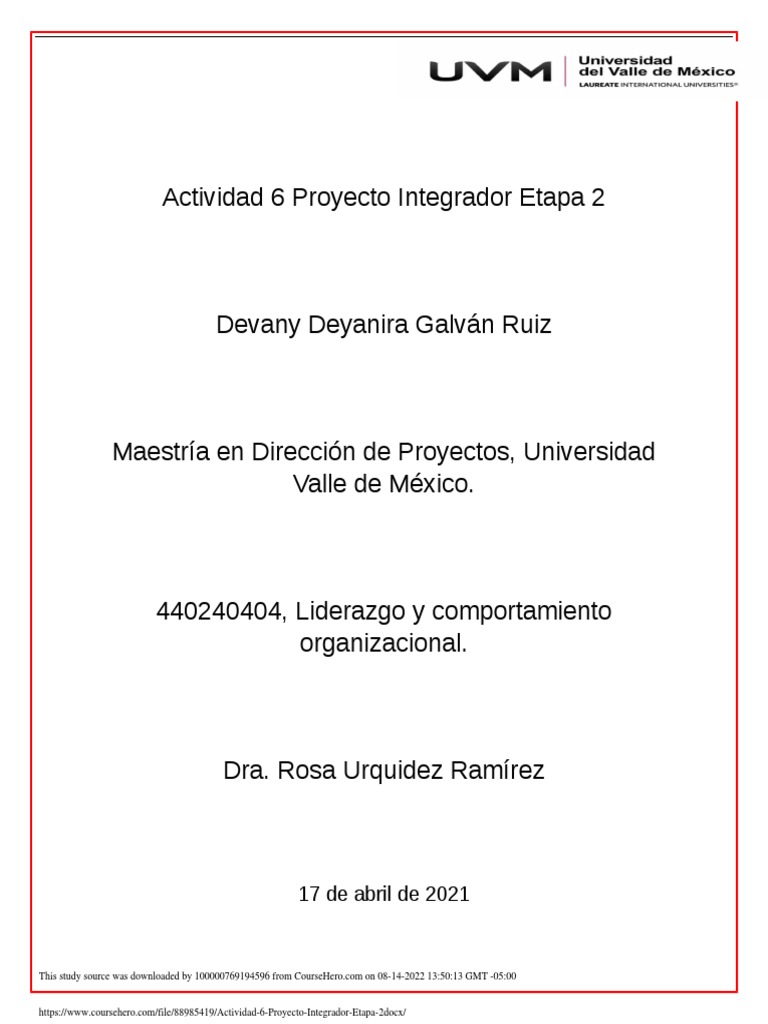 Actividad - 6 - Proyecto - Integrador - Etapa - 2 14AGOSTO22 | PDF | Economias