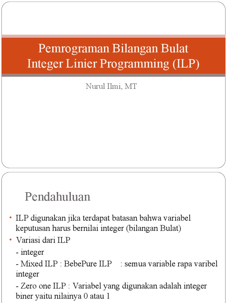 Meeting 12 Integer Programming | PDF