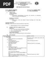 Lesson Plan in Orthographic | PDF | Technical Drawing | Drawing