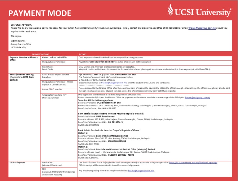 Payment Mode KL | PDF | Cheque | Payments