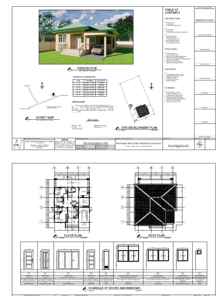 Table Of: Architectural | PDF | Storm Drain | Door