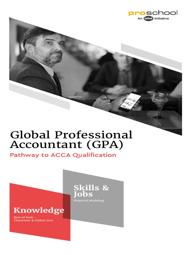 ACCA Global Professional Accountant Pathway | PDF | Accounting ...