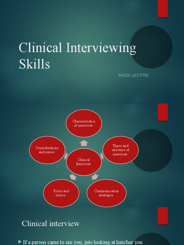 Clinical Interviewing Skills | PDF | Mental Disorder | Counseling Psychology