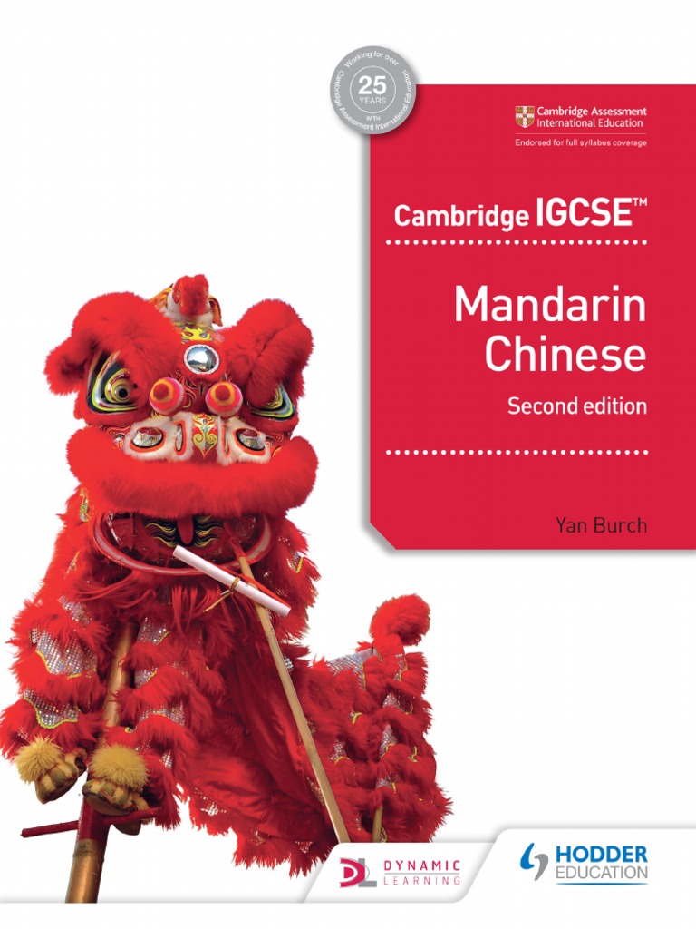 Cambridge IGCSE Mandarin Chinese Students Book 2nd Edition (Yan Burch ...
