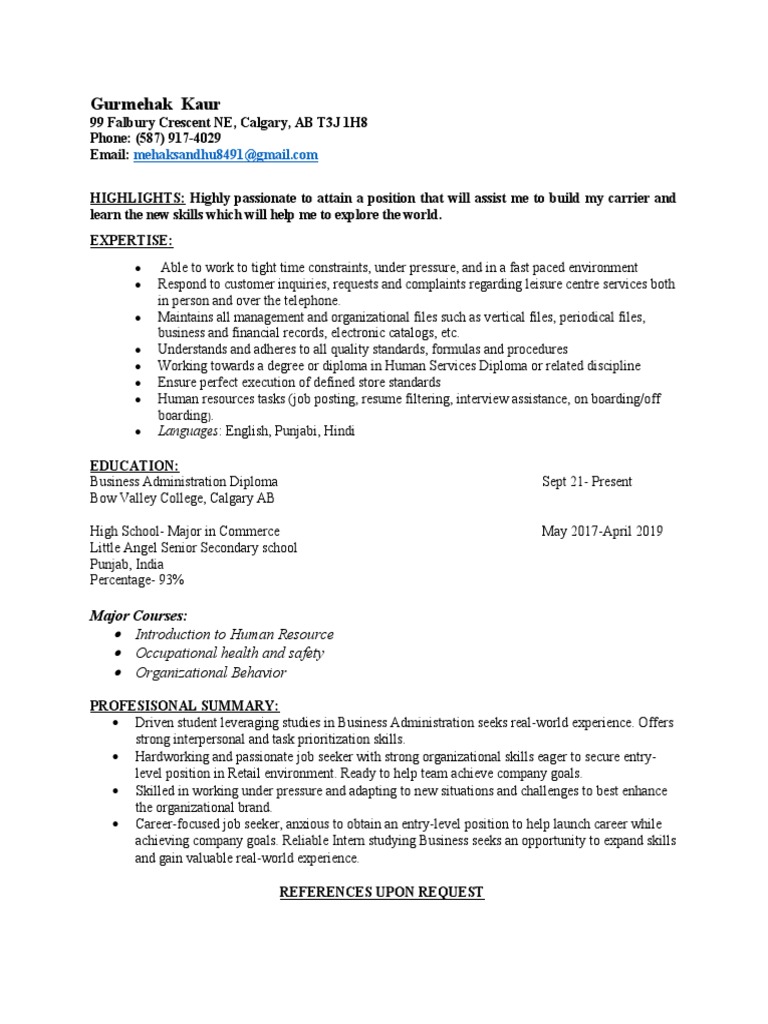 Gurmehak Kaur Pdf