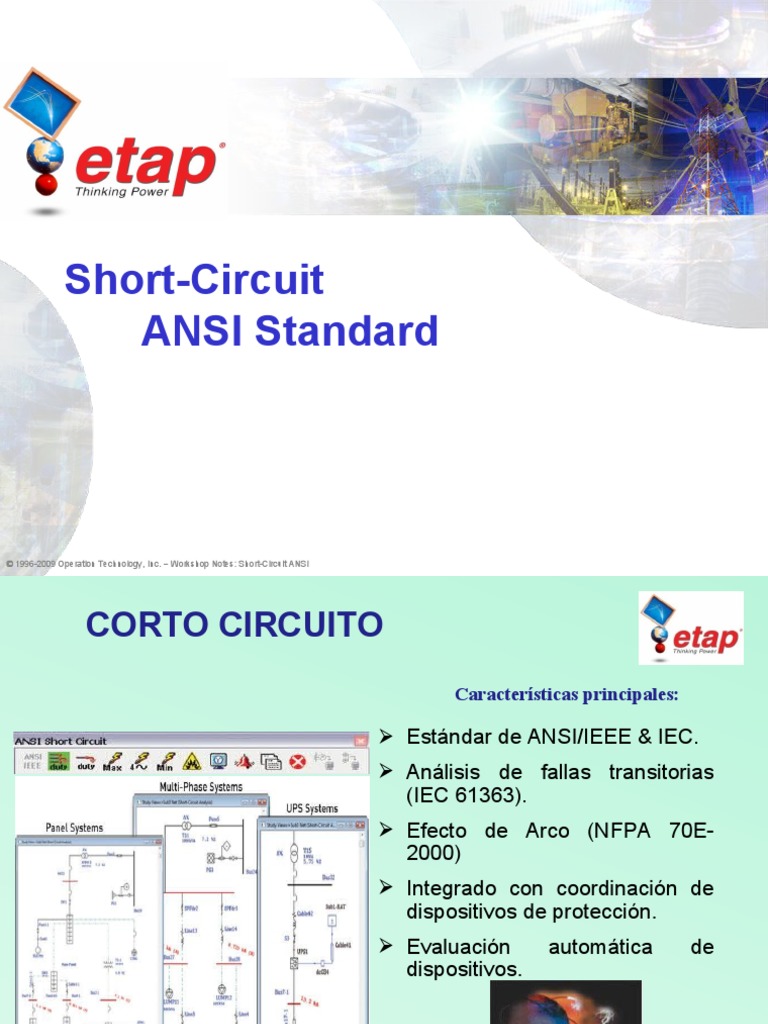 Shortcircuit Ansi Pdf Electric Generator Alternating Current