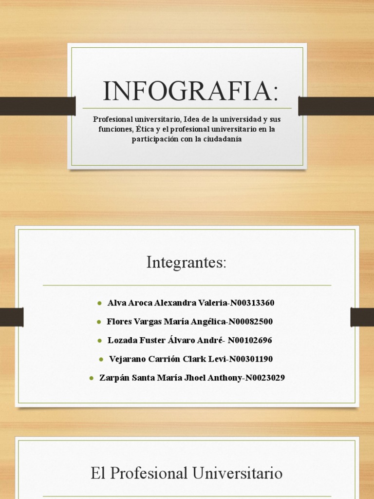 Presentacion Infografia | PDF