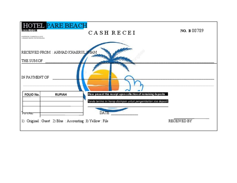 Nota Hotel Pare Pare | PDF