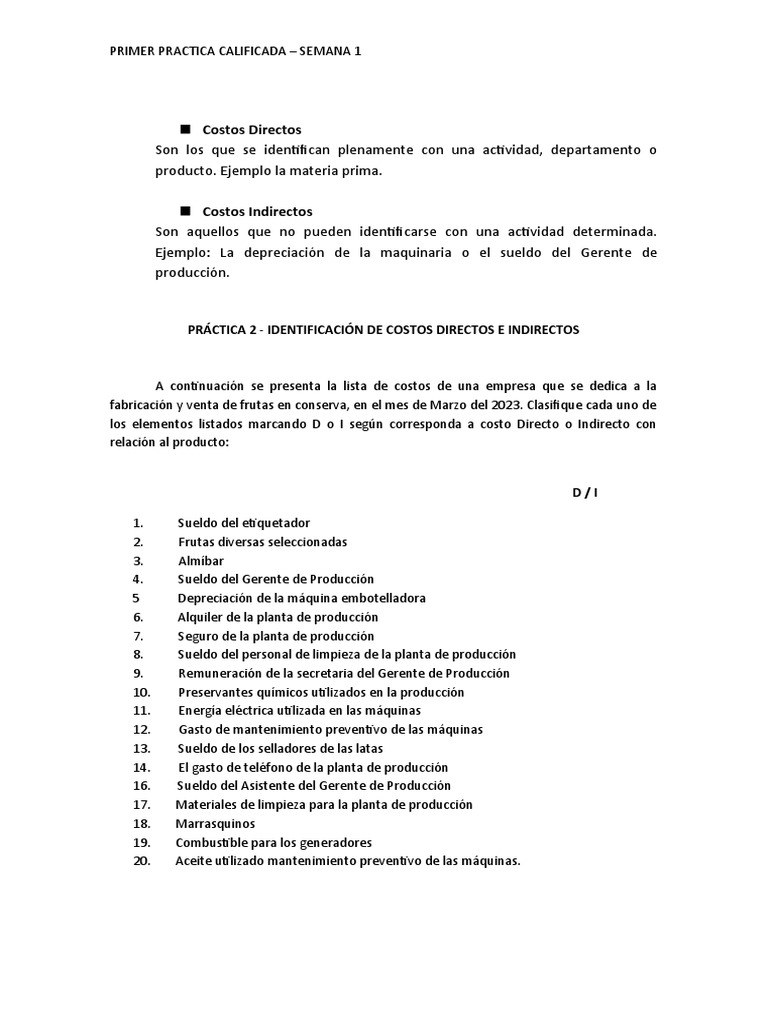 Práct.2 - Procedimental - Semana 1 | PDF