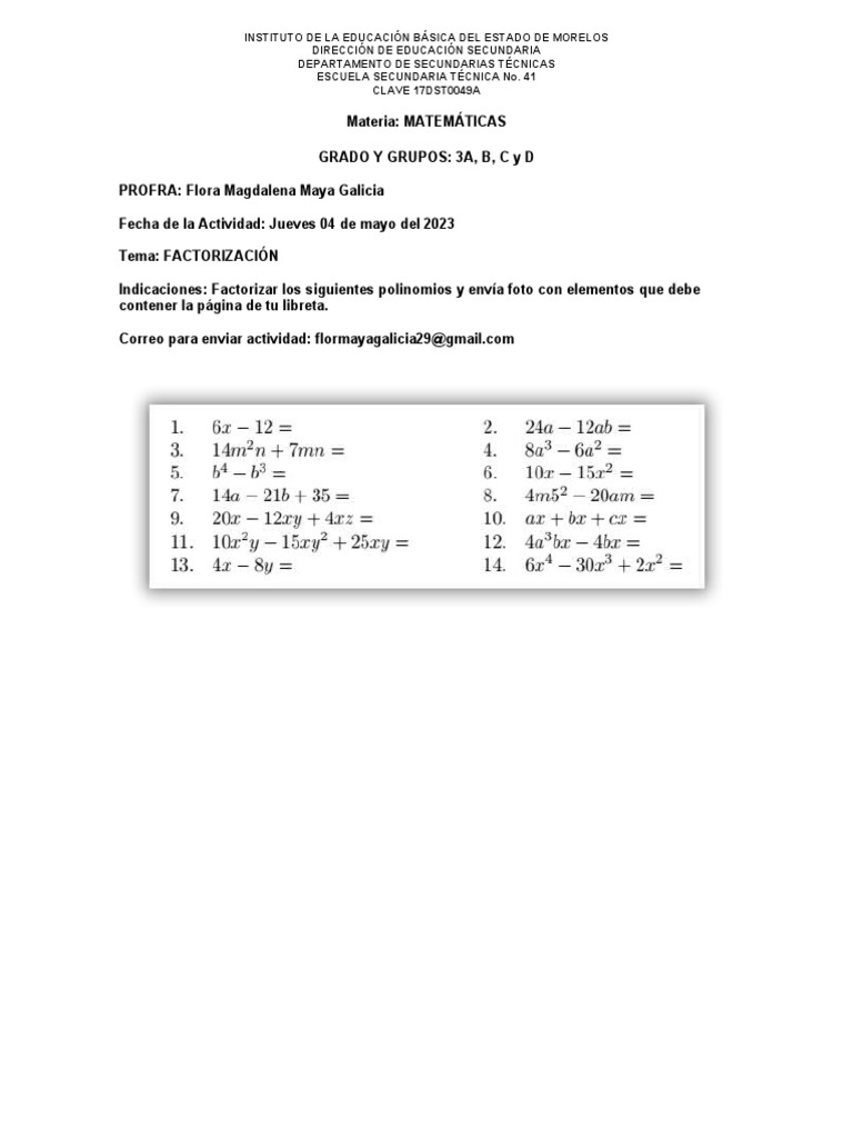 Flora Matem. 3 A B C D | PDF