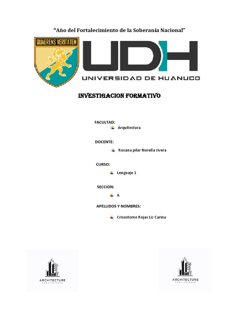 INVESTIGACION FORMATIVO Lenguaje | PDF INVESTIGACION FORMATIVO Lenguaje | PDF