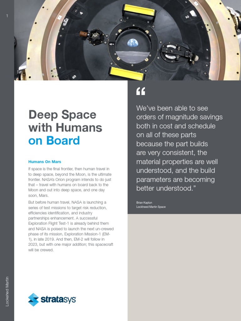 Lockheed Martin - en FDM Case Study | Download Free PDF | Orion ...