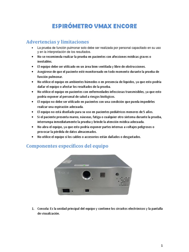Uso y Mantenimiento del VMAX Encore | PDF | Software | Calibración
