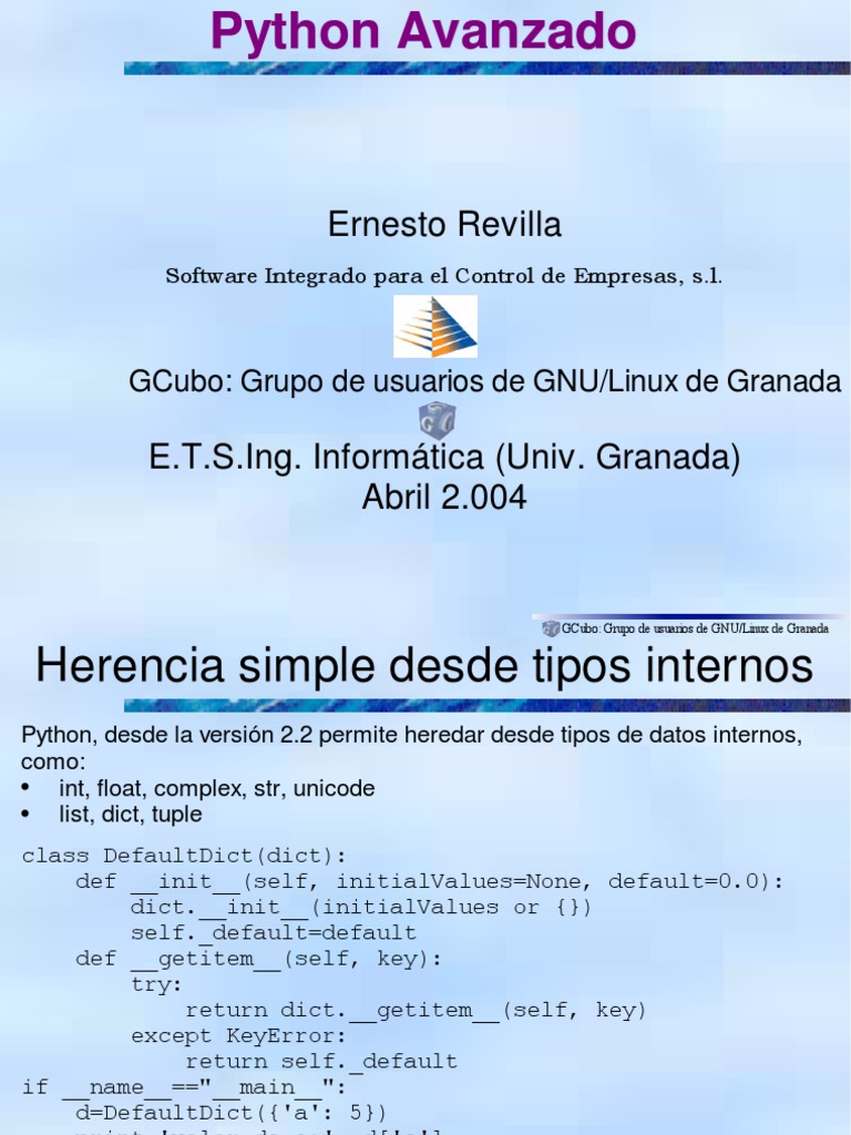 Python Avanzado | PDF | Python (lenguaje de programación) | C