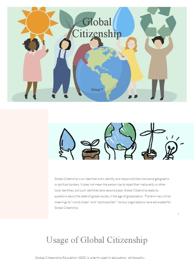 Global-Citizenship Group7 BSOA 1-3 | PDF | Social Institutions