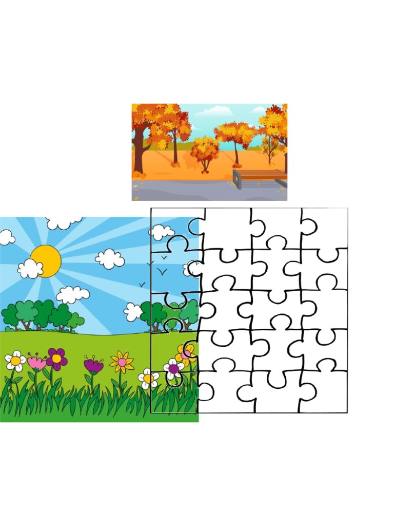 Rompecabezas las estaciones apuntes | PDF