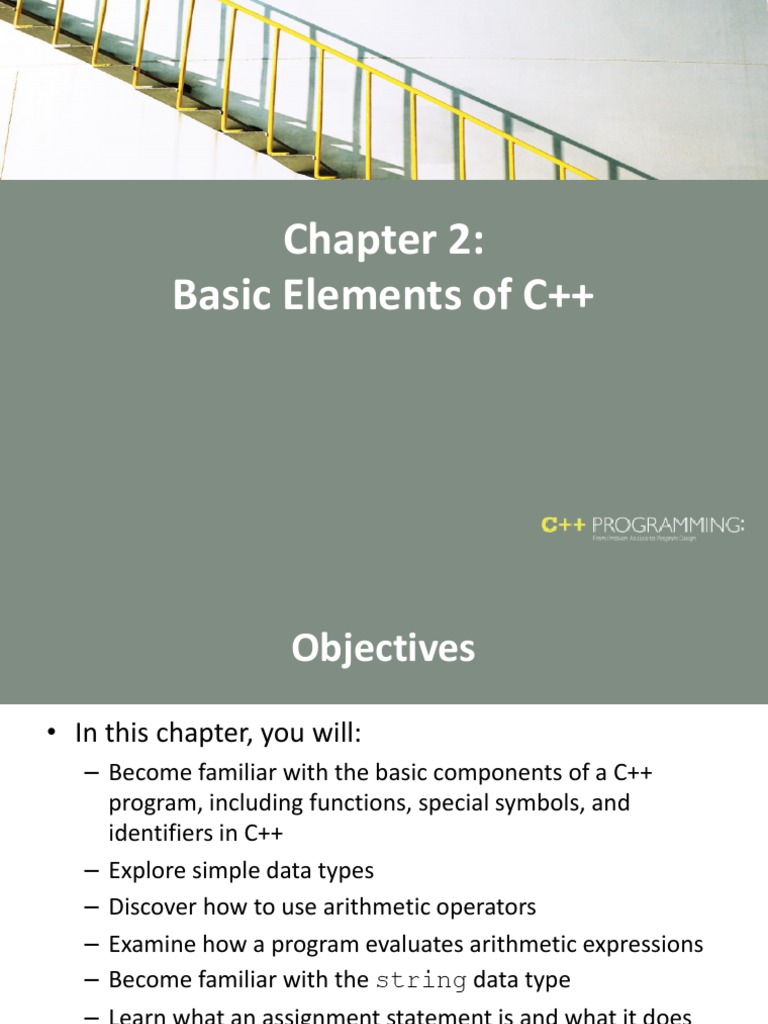 Lecture1 Basic Programming Elements | PDF | Programming | Computer Program Lecture1 Basic Programming Elements | PDF | Programming | Computer Program