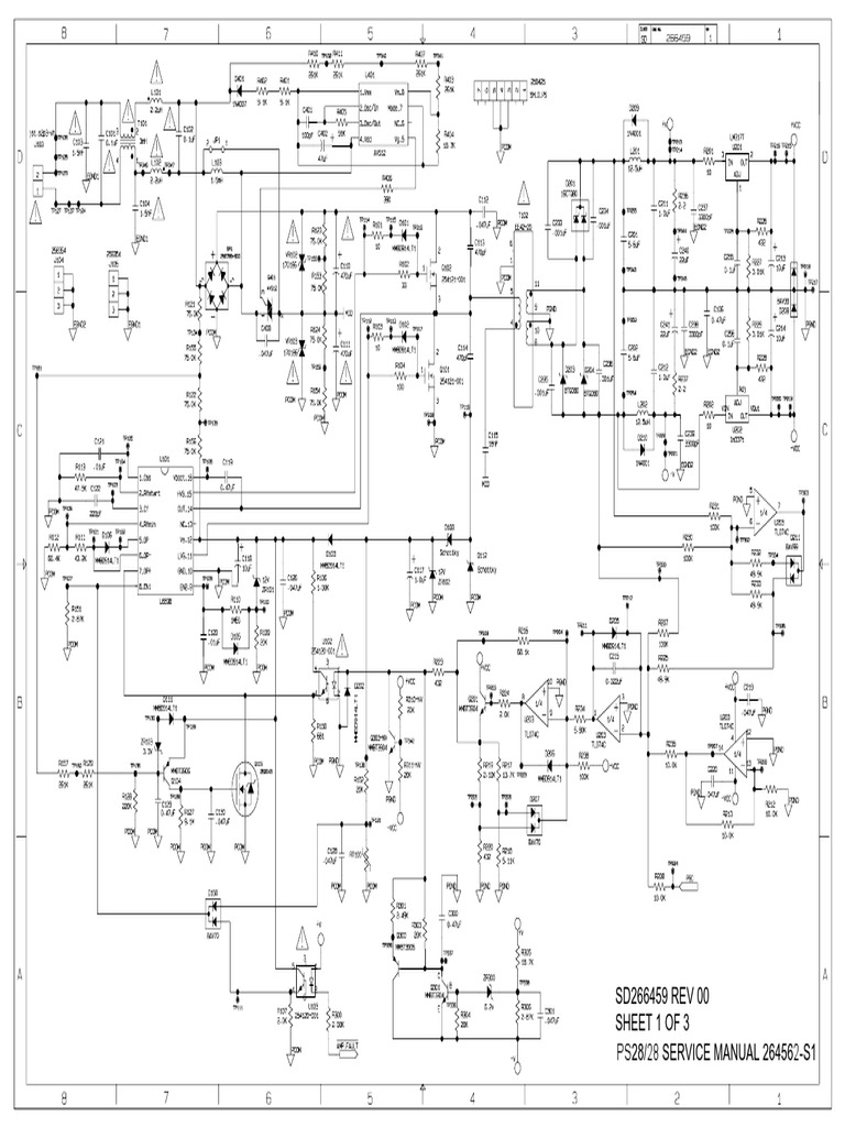 Bose Ps28 28 Sd266459 Shematic Schematics | PDF