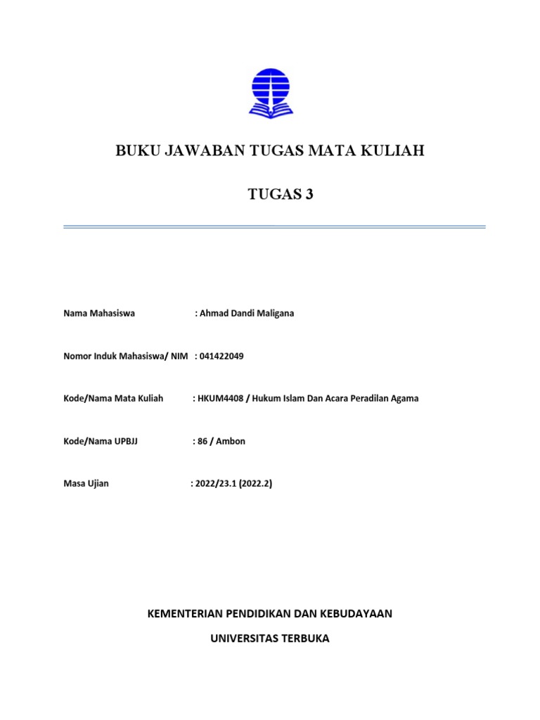 JBT Tugas1 HKUM4408 | PDF