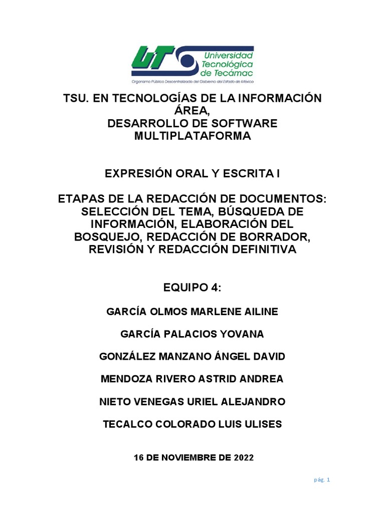 Redaccion de Documentos | PDF | Información