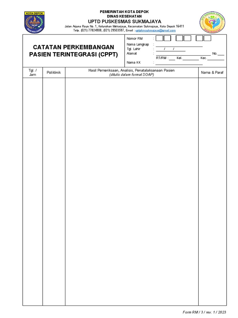 Formulir CPPT Update 2023 | PDF