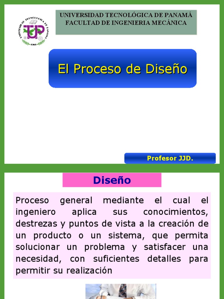 Introducción. El Proceso de Diseño en Ingeniería | PDF | Diseño ...