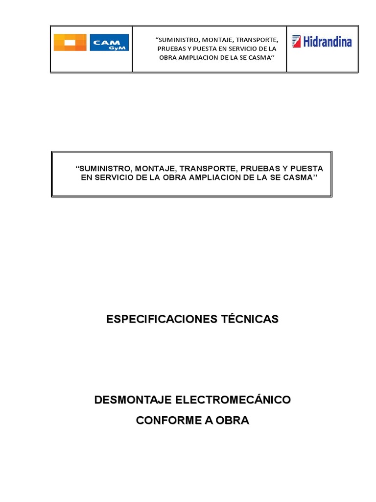 EE - TT. de Desmontaje | PDF | Transformador