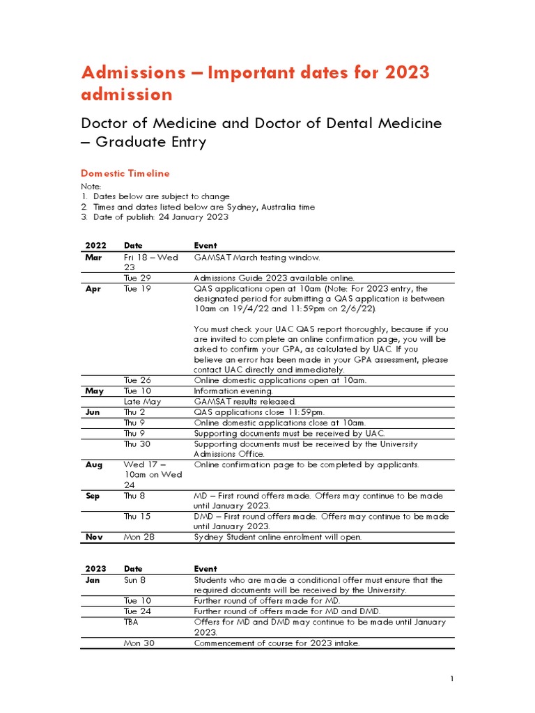 Admissions Timeline MD DMD | PDF | Dental Degree | University And ... Admissions Timeline MD DMD | PDF | Dental Degree | University And ...