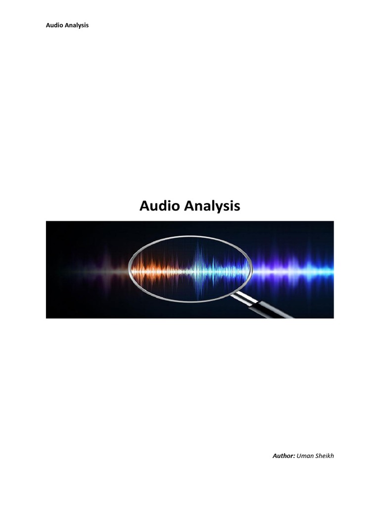 Audio Analysis in Python 1676006837 | Download Free PDF | Computing | Algorithms