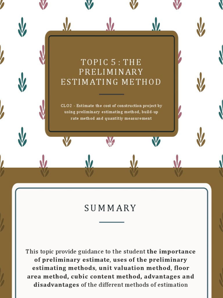 Chapter 5 The Preliminary Method | PDF | Roof | Building