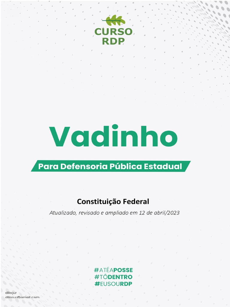 CF 88 | PDF | Constituição | Direitos Humanos