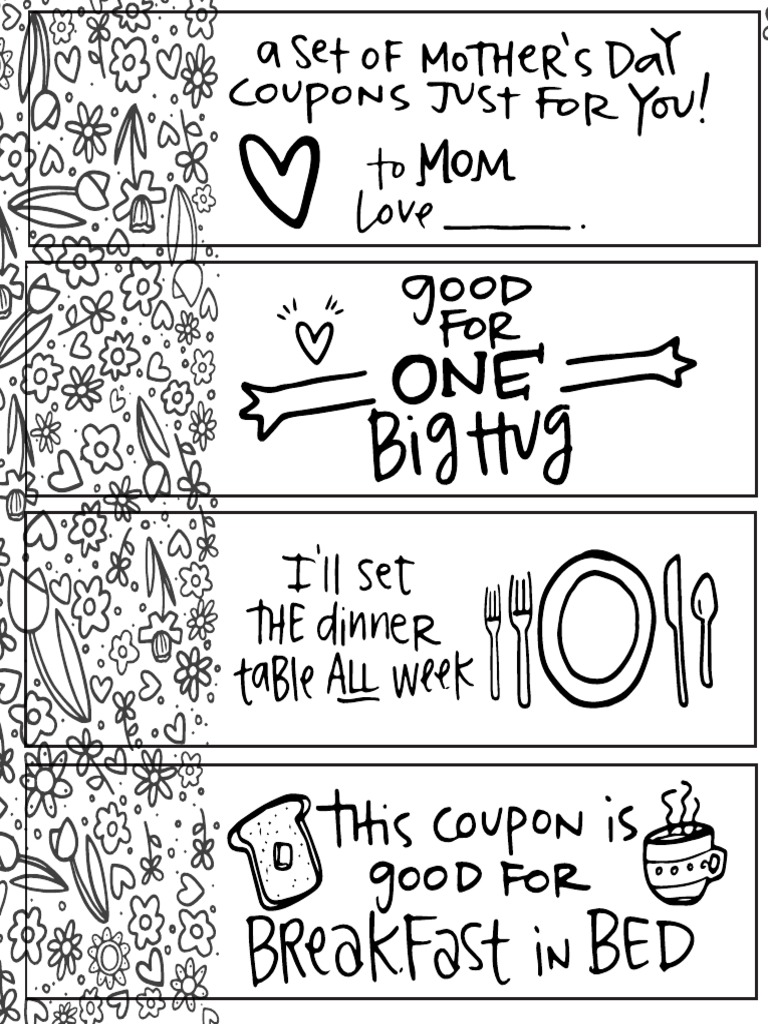 Mothers Day Coupons 1 | PDF