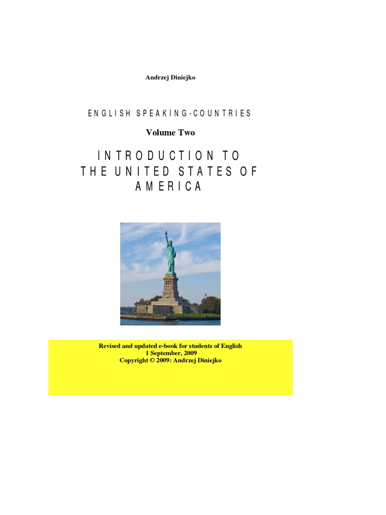 Introduction To The United Stated of America | PDF