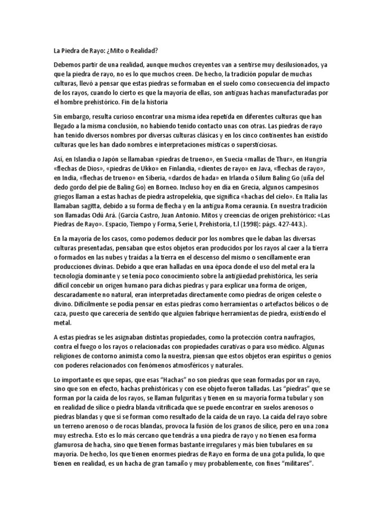 La Piedra de Rayo | PDF