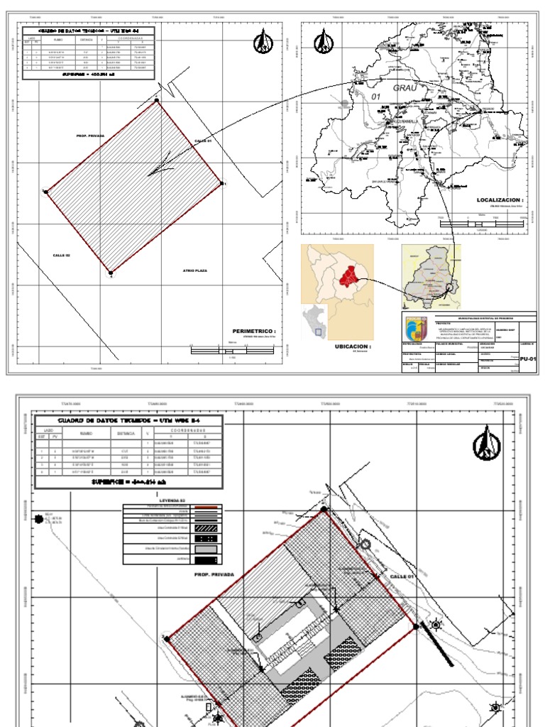 Plano PU-01, PT-01 - Palacio Municipal - ACHE | PDF