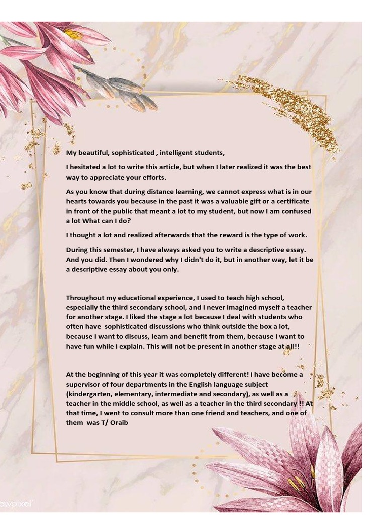 My Beautiful | PDF | Teachers | Schools