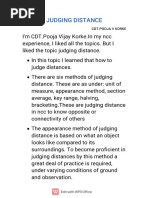 JUDGING DISTANCE and FIELD SIGNALS | PDF | Reconnaissance | Military ...