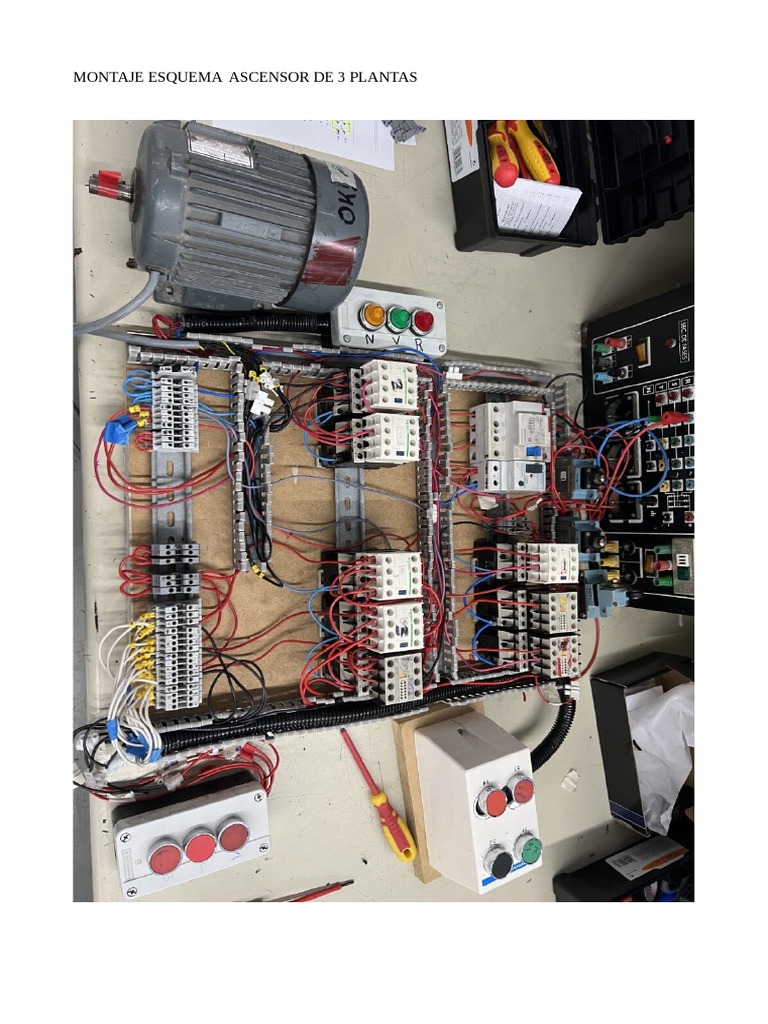 Practica Ascensor 3 Plantas | PDF