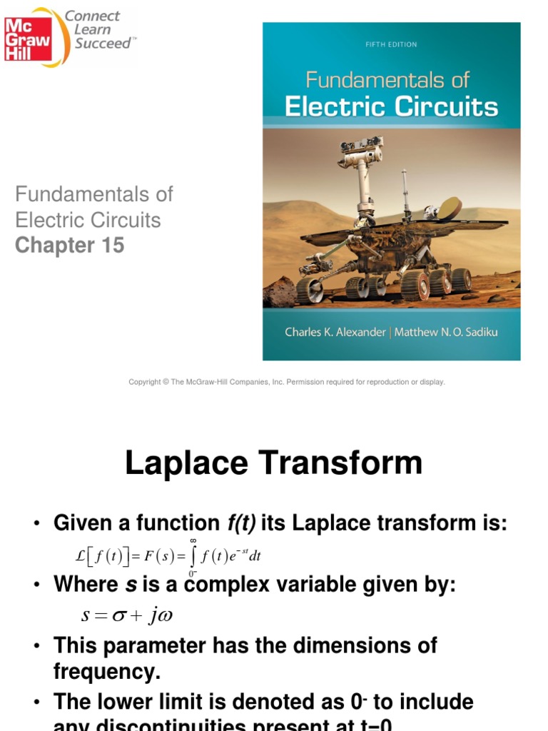 Laplace Transform | PDF | Electrical Network | Laplace Transform