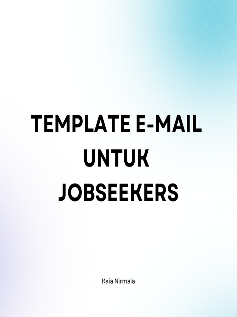 Template Body Email | PDF