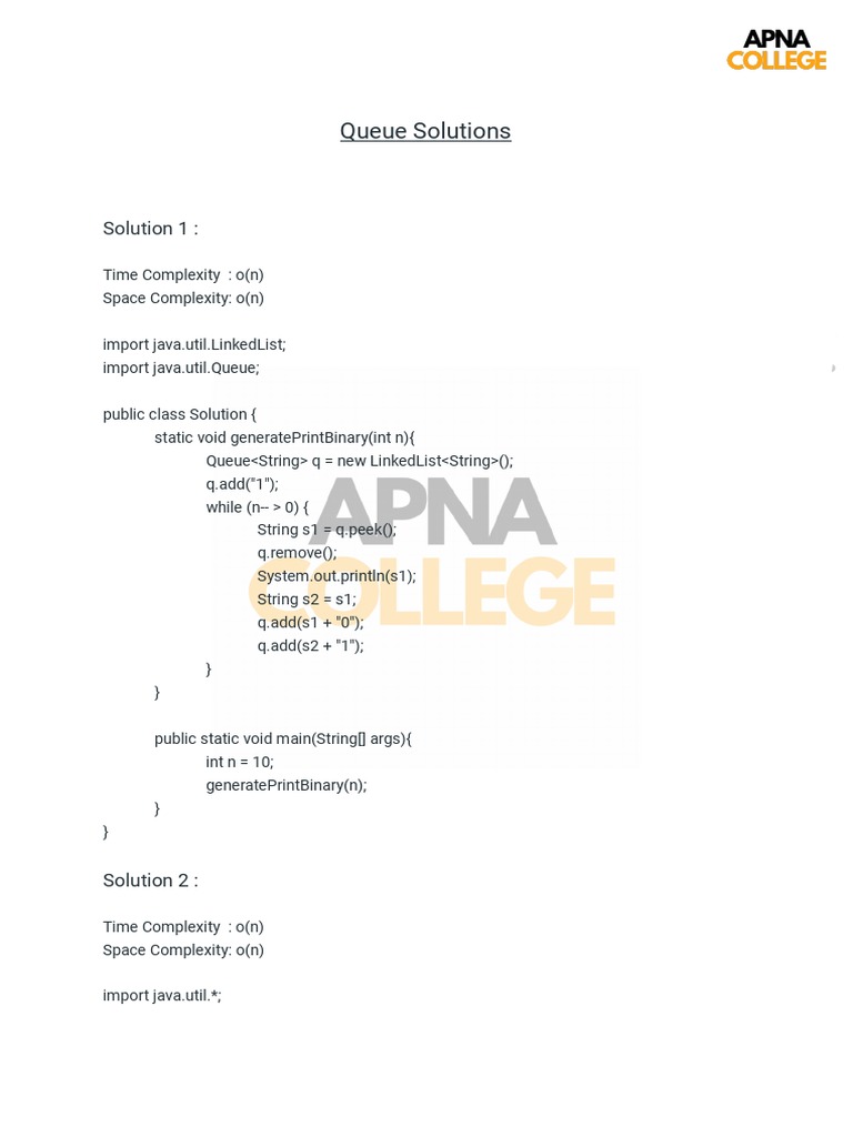 Queue Solutions - 2022-09-15 - 22-50-31 | PDF | Mathematics | Software Development