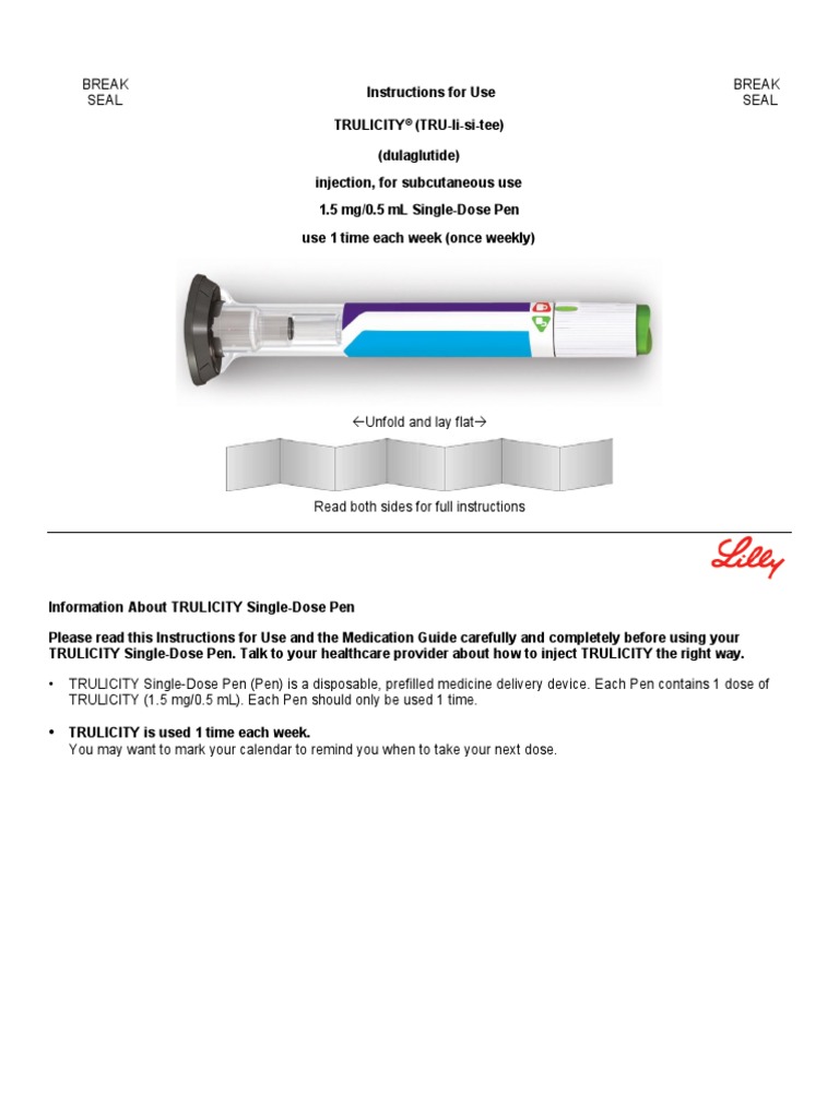 Trulicity Highdose Ai Ifu | Download Free PDF | Injection (Medicine ...