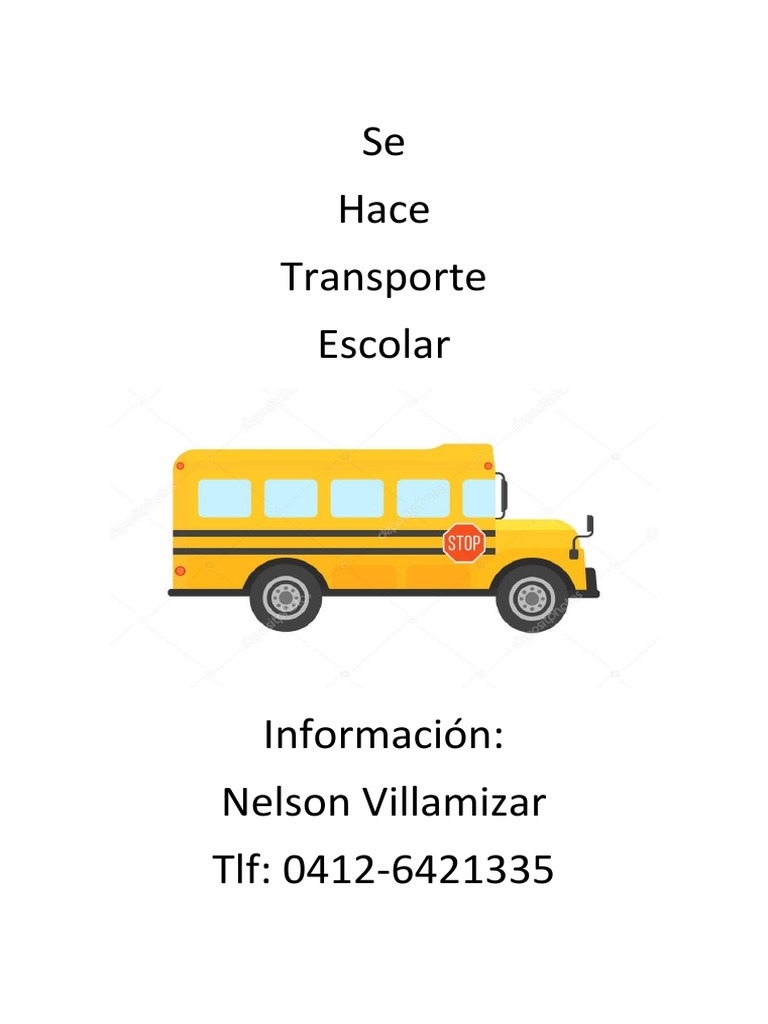 Transporte Escolar 2 | PDF