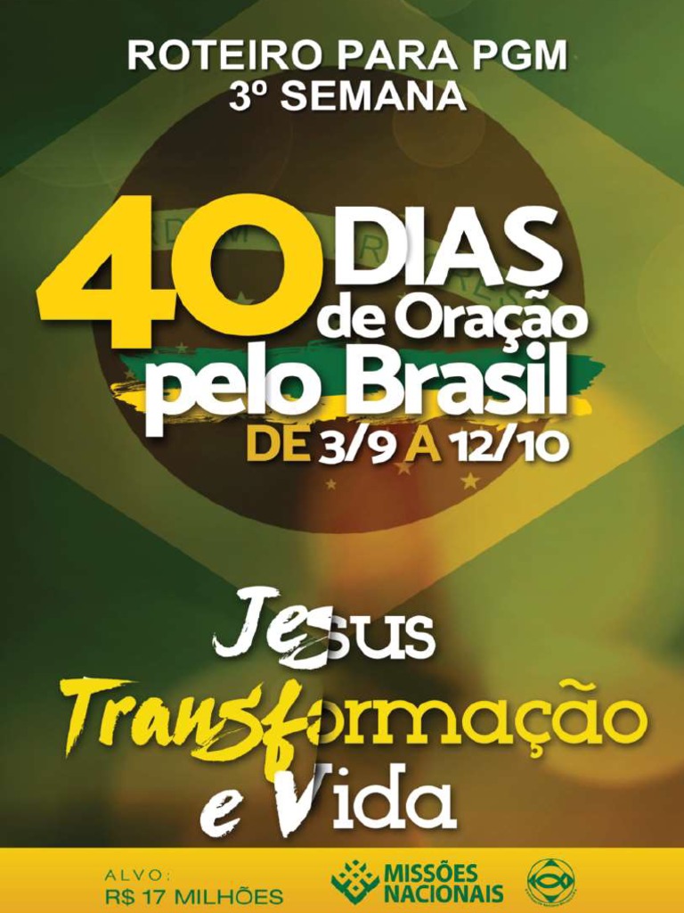 ROTEIRO-PARA-PGM-3º-SEMANA | PDF | Surdez | Oração