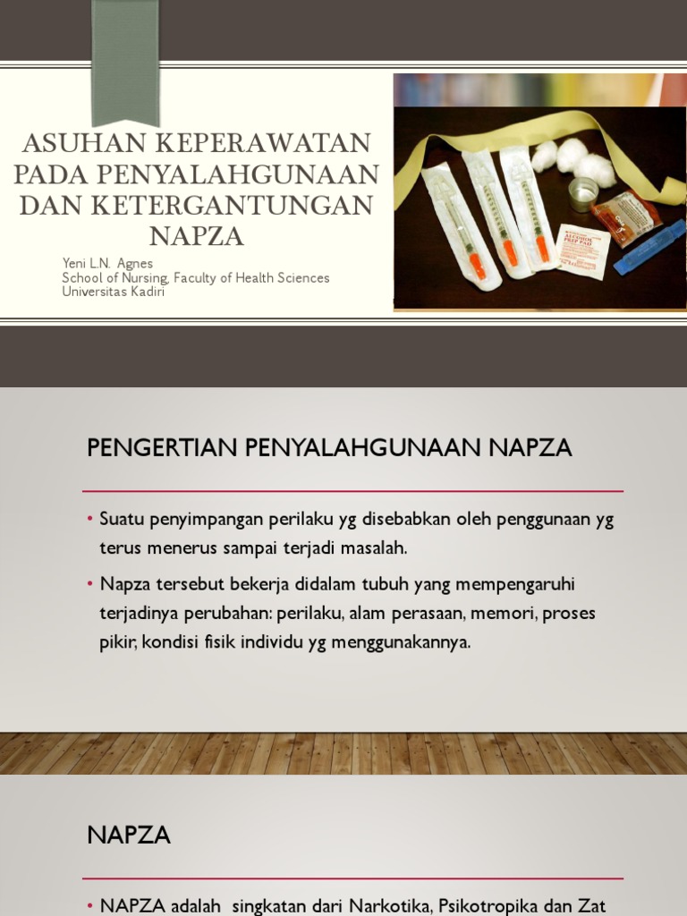 Asuhan Keperawatan Napza dan Ketergantungan | PDF | Pengembangan Diri