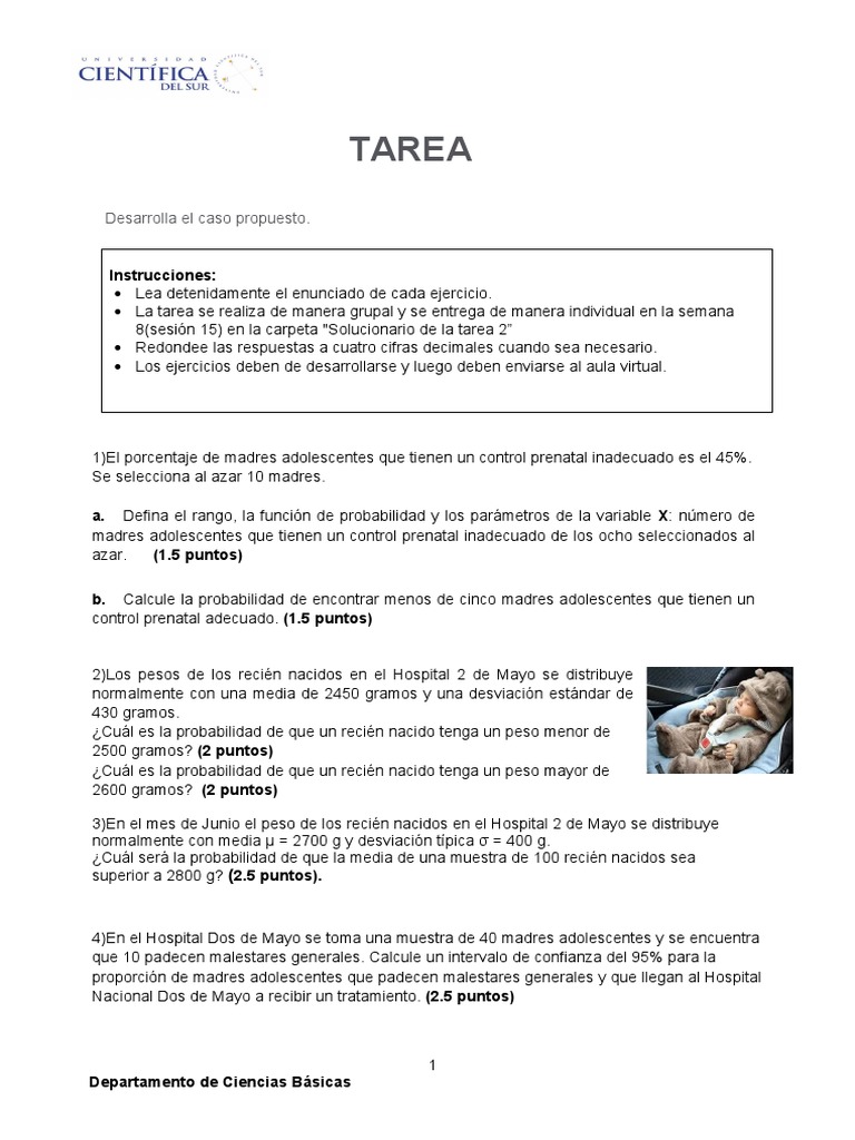 Tarea 2-1 | PDF | Desviación Estándar | Intervalo de confianza
