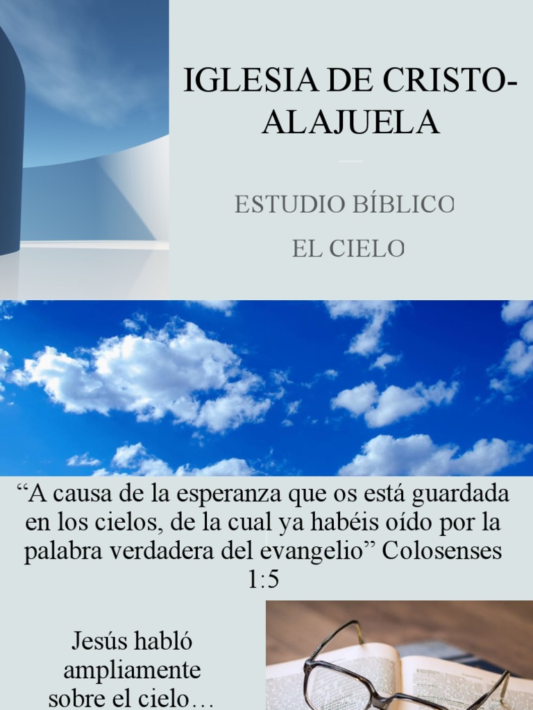 Estudio Bíblico El Cielo | PDF | Cristo (título) | Cielo