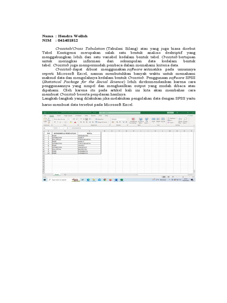 Crosstab SPSS | PDF | Komputer